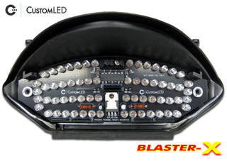Motorcycle LED Tail Lights with Integrated Turn Signals – Custom LED