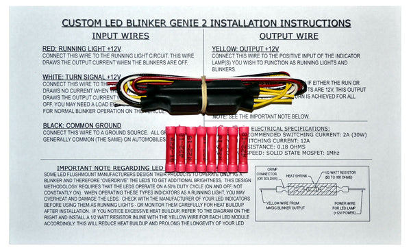 Blinker Genie 2 - for Run and Turn with LED Signals on Automobiles ...