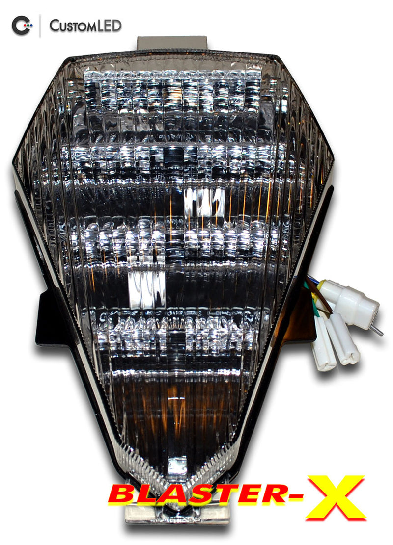 Motorcycle LED Tail Lights with Integrated Turn Signals – Custom LED